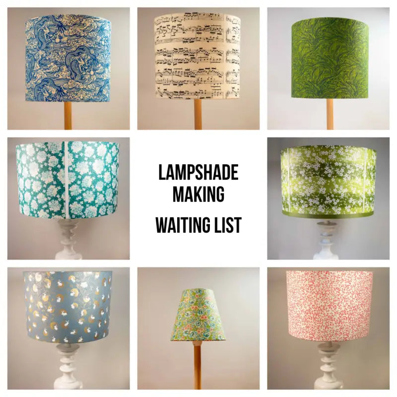 Lampshade Making Workshop - Waiting List - SQUUSHED